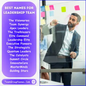 650+ Leadership Team Names to Inspire Your Squad