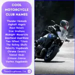 750+ Motorcycle Club Names for Biker Gang & Groups