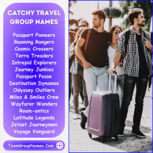 650+ Travel Group Names for Avid Travelers (Fun & Creative Ideas)