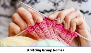 350+ Knitting Group Names That You'll Love!