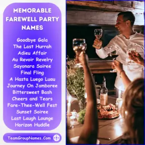 560+ Farewell Party Names for Your Next Event