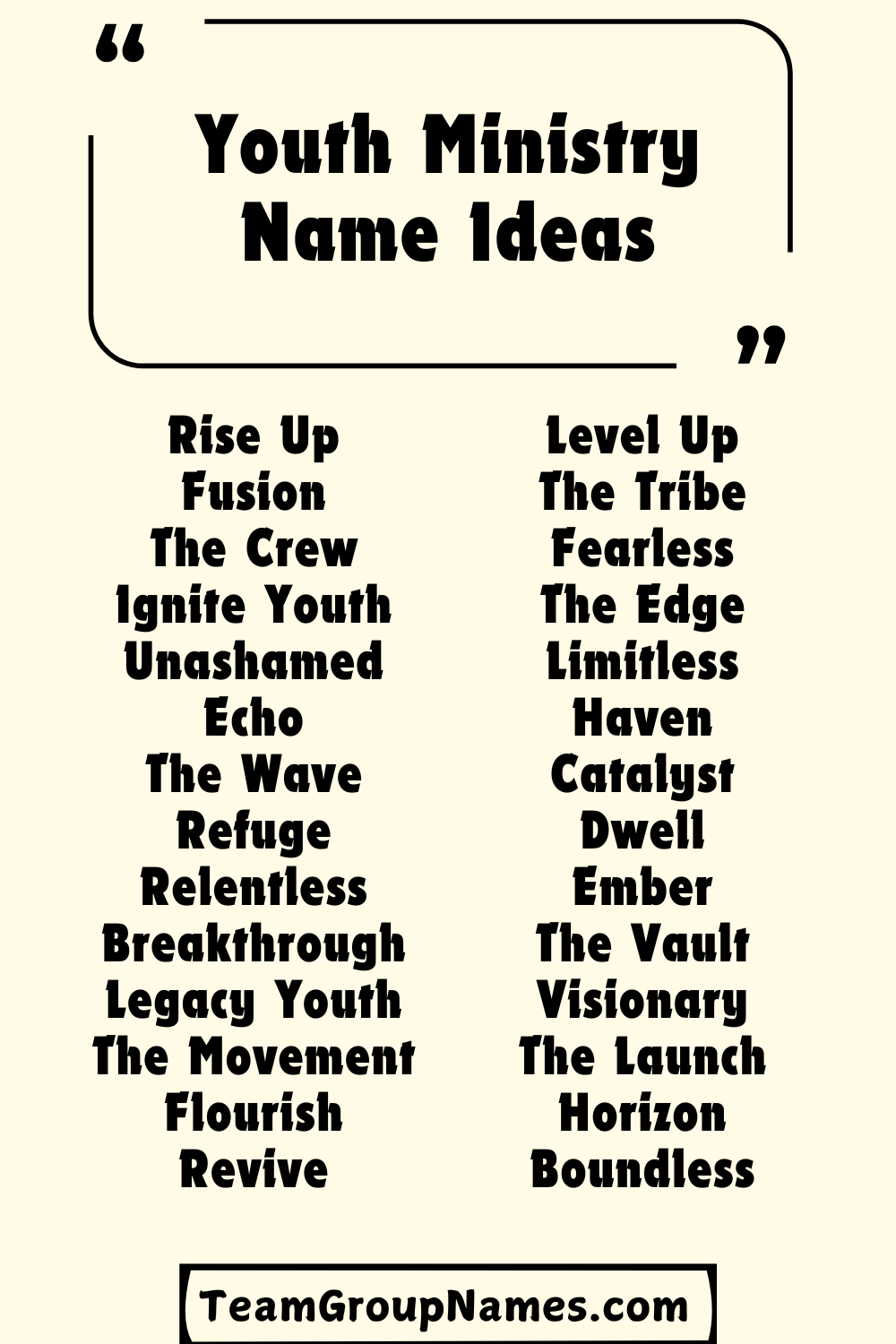 520+ Young Adult Ministry Names (Plus Ready-to-Use Ideas!)