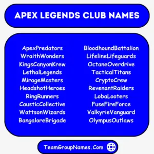 450+ Apex Club Names (Cool, Good and Funny Ideas)