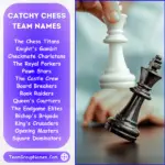 450+ Chess Team Names For Club, Group & Tournaments