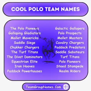 450+ Polo Team Names (Cool & Catchy Ideas)