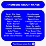 450+ Group Names For 7 Friends and Seven Members Group/Team