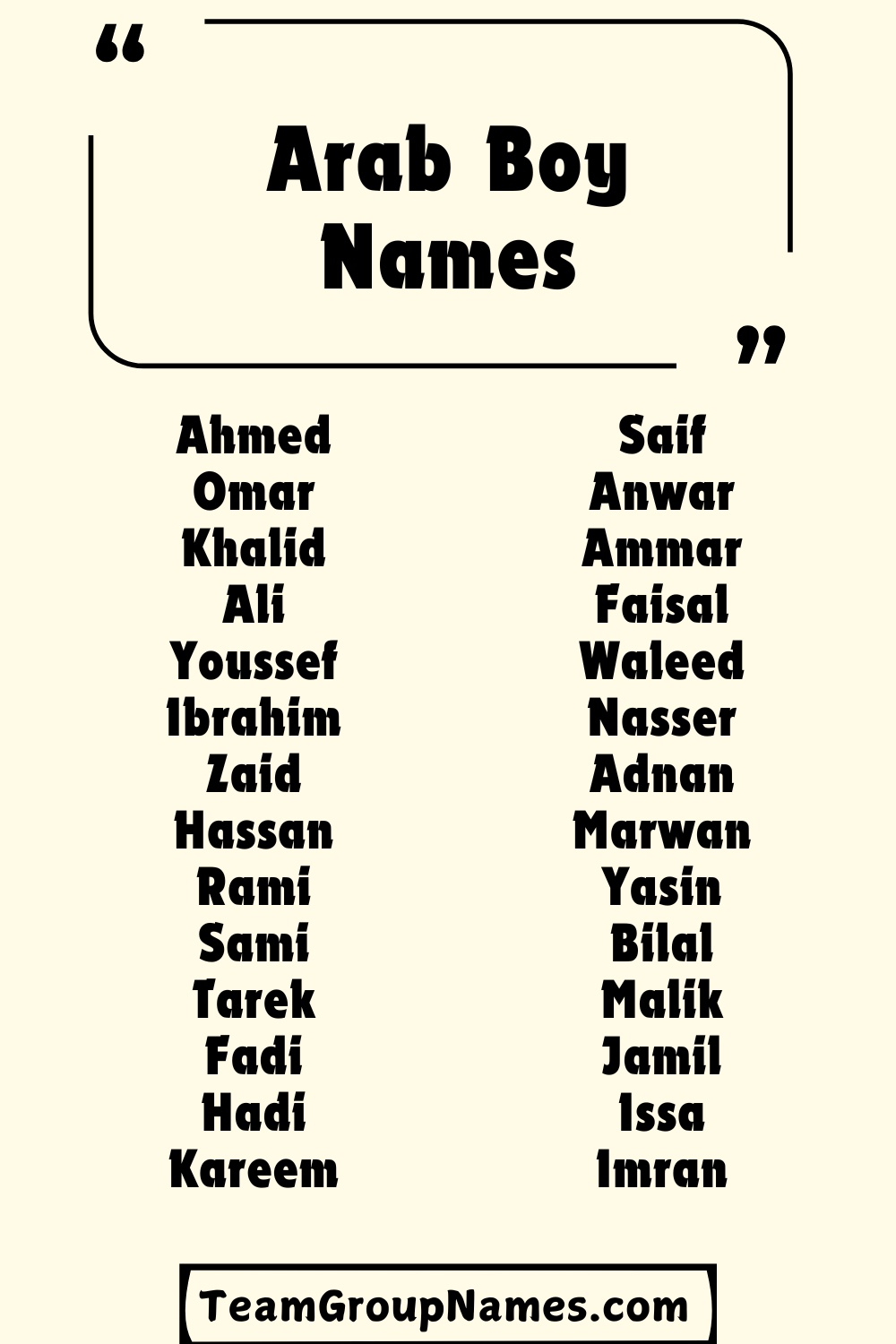 400+ Arabic Boy Names (With Meanings!) for Your Little One