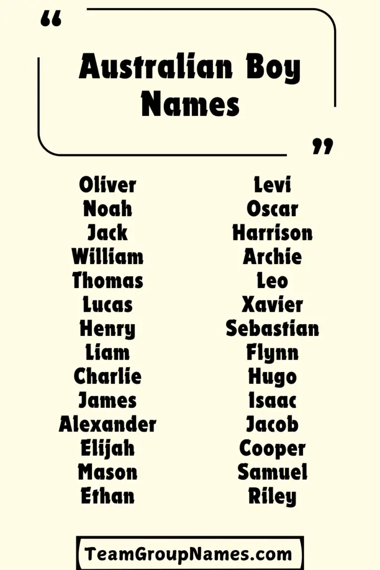 360+ Australian Boy Names (Cute, Modern & Traditional Names With Meanings)