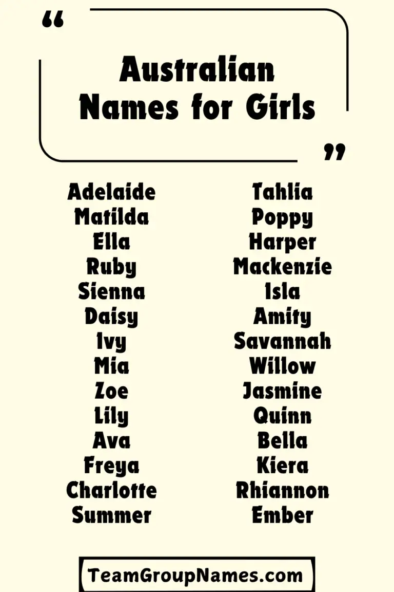 450+ Australian Girl Names and Their Beautiful Meanings