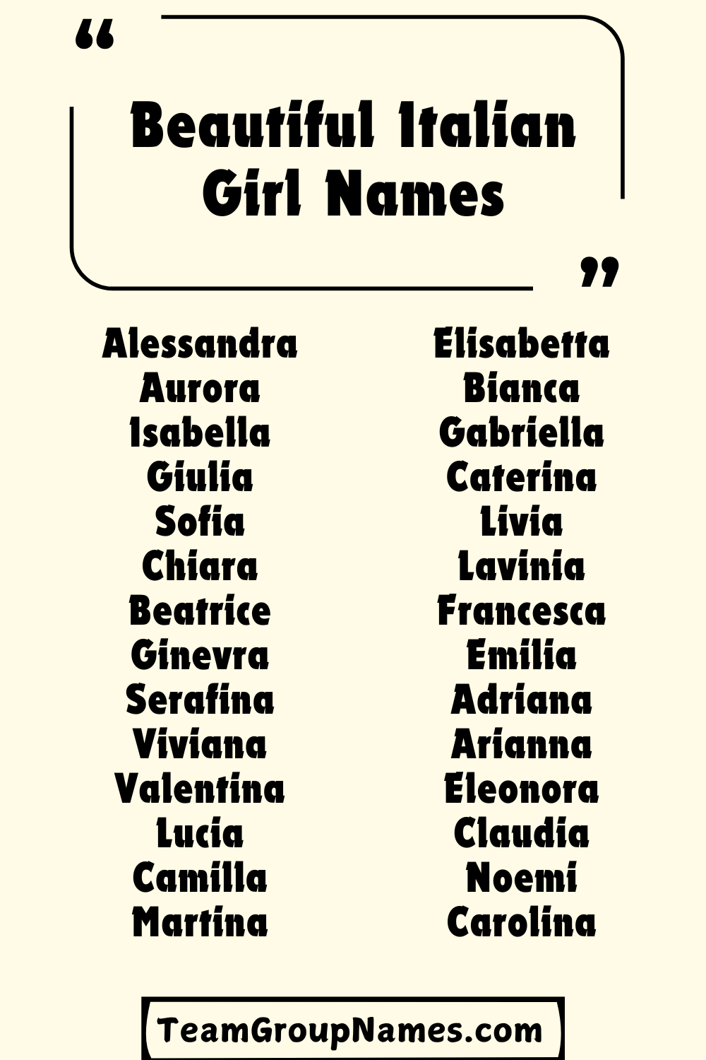 380+ Italian Girl Names With Meanings (And The Stories Behind Them!)