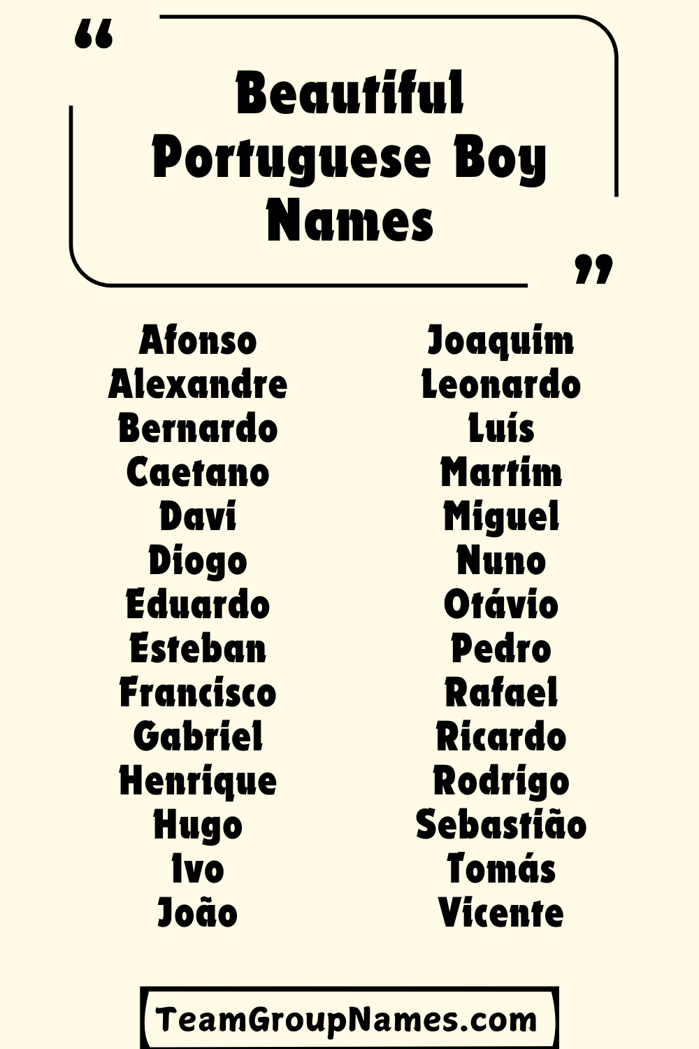 400+ Portuguese Boy Names - From Traditional To Modern Picks (With ...