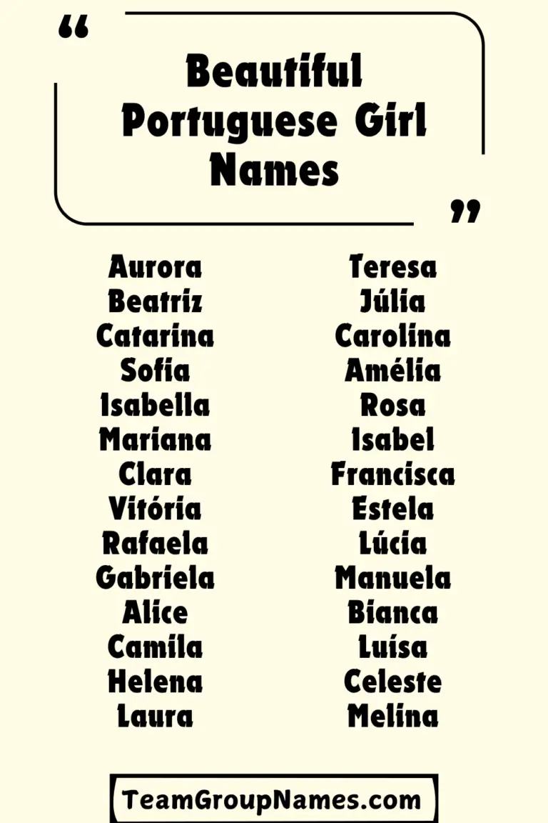 360+ Portuguese Girl Names for Your Baby Girl (With Meanings!)
