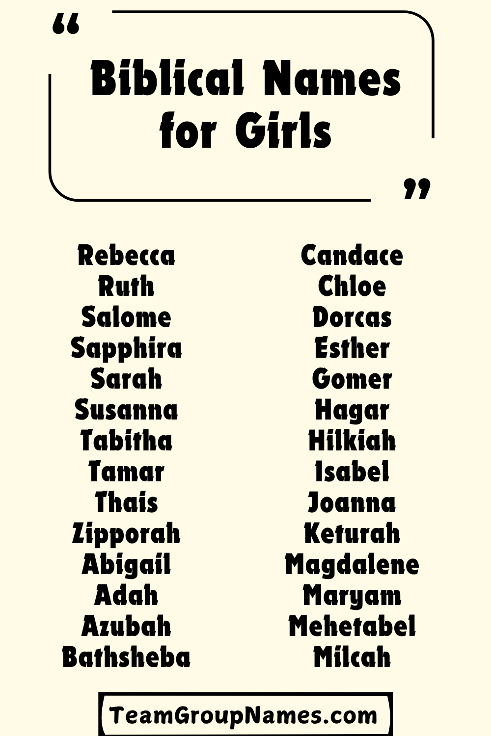 480+ Biblical Girl Names with Their Powerful Meanings