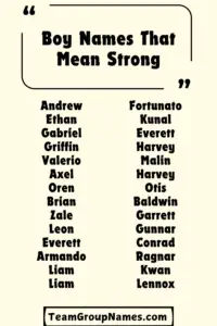 400+ Strong Boy Names You Haven't Heard Before (Plus Their Meanings)