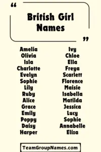 360+ British Girl Names (Adorable Choices for Your Little One)