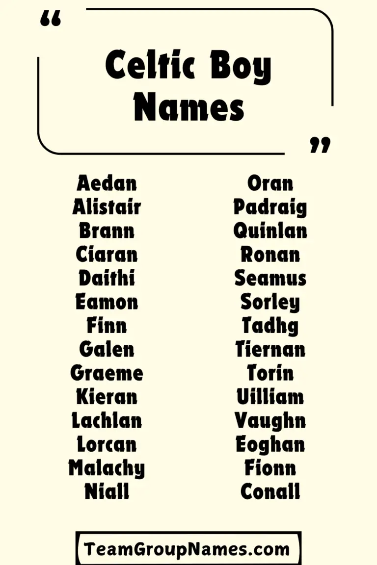 400+ Celtic Boy Names for Your Little Warrior (With Meanings!)