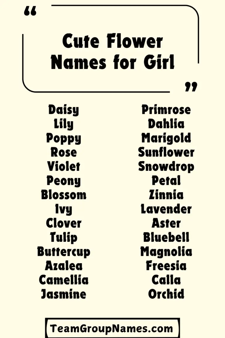 360+ Flower Names for Girls With Meanings & Origins