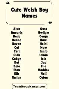 400+ Welsh Boy Names and Their Meanings (With Pronunciation Help!)