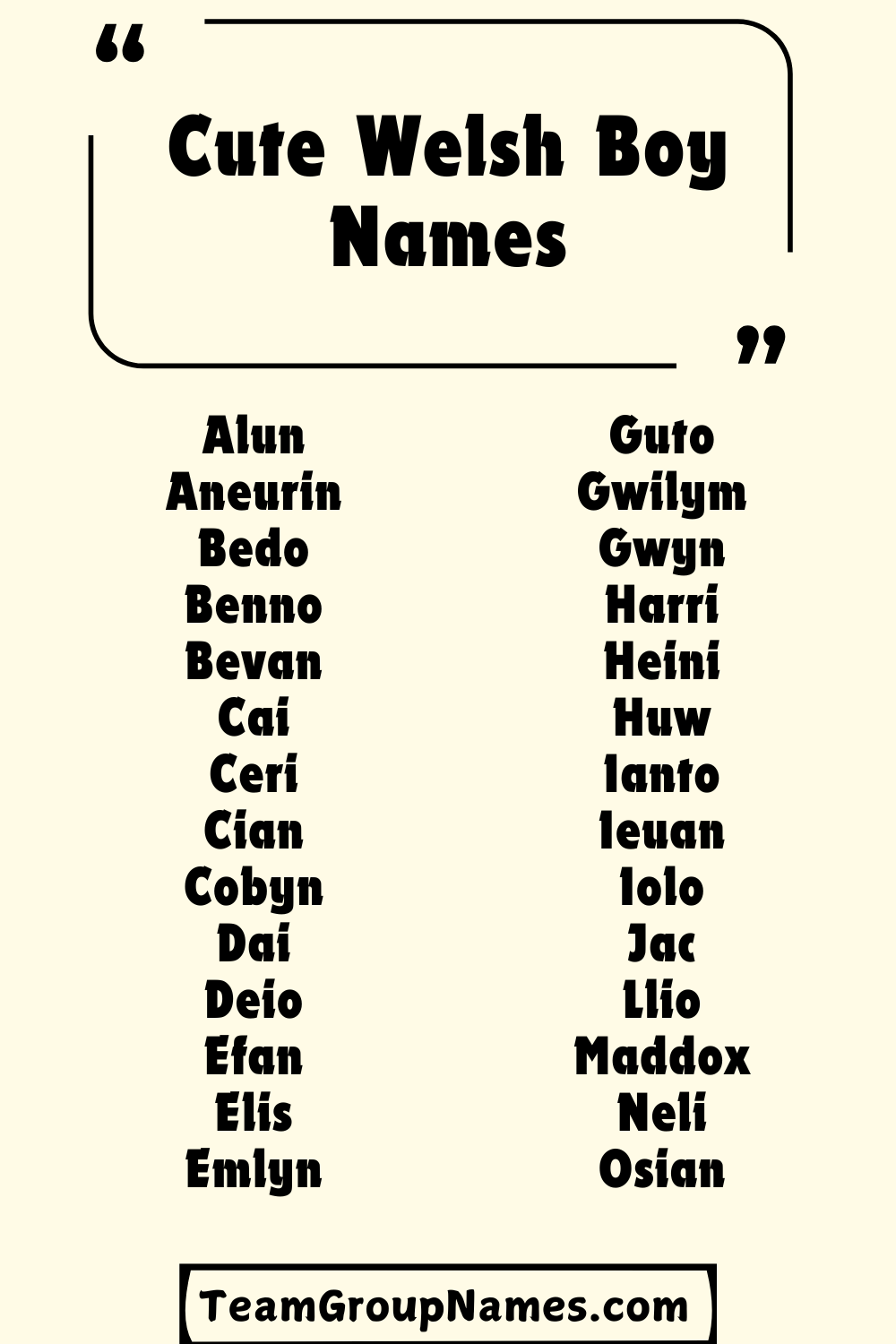 400+ Welsh Boy Names and Their Meanings (With Pronunciation Help!)