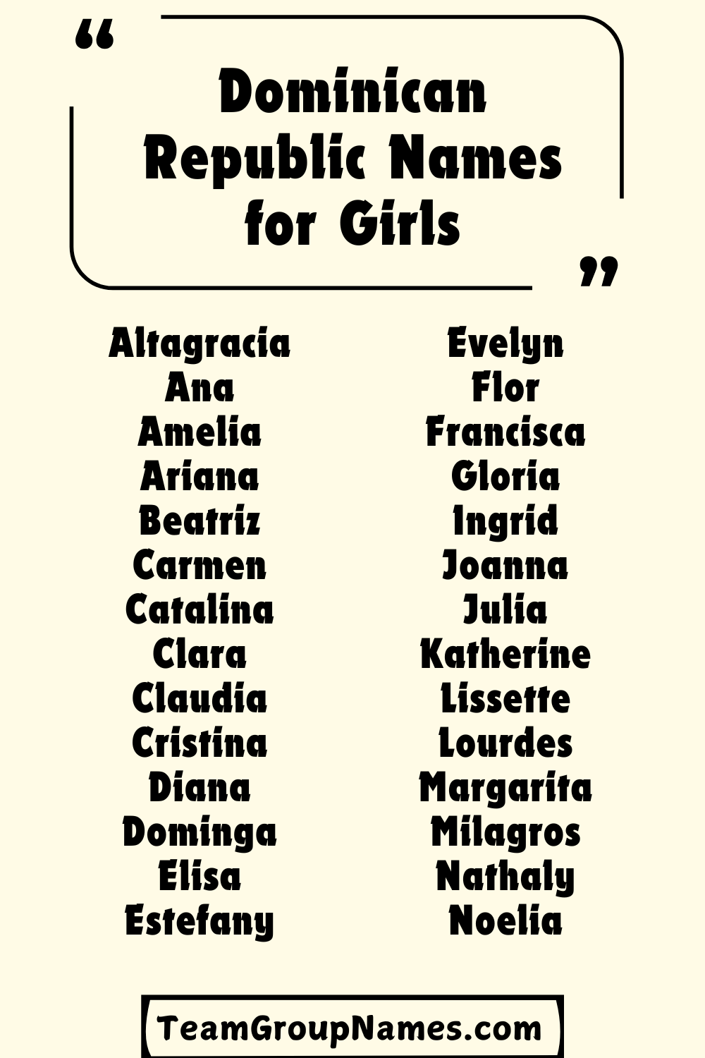 360+ Dominican Girl Names with Meanings (From Traditional to Unique ...