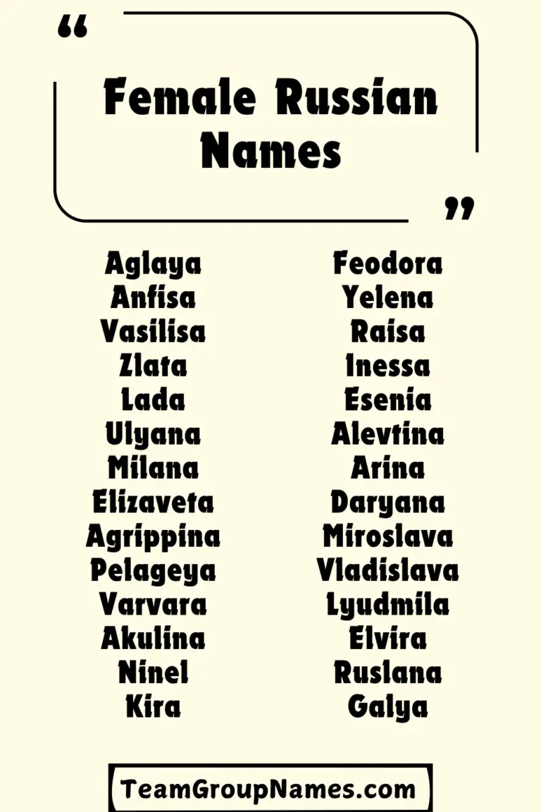 400+ Russian Girl Names (Cute, Classic, and Everything in Between)