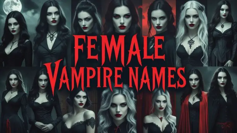 350+ Female Vampire Names (Dark & Mysterious Names With Meanings)
