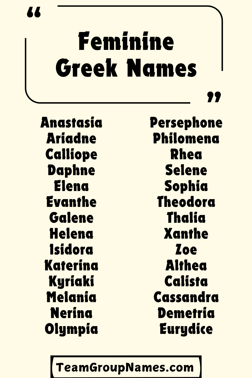 380+ Greek Girl Names from Ancient to Modern (With Meanings!)