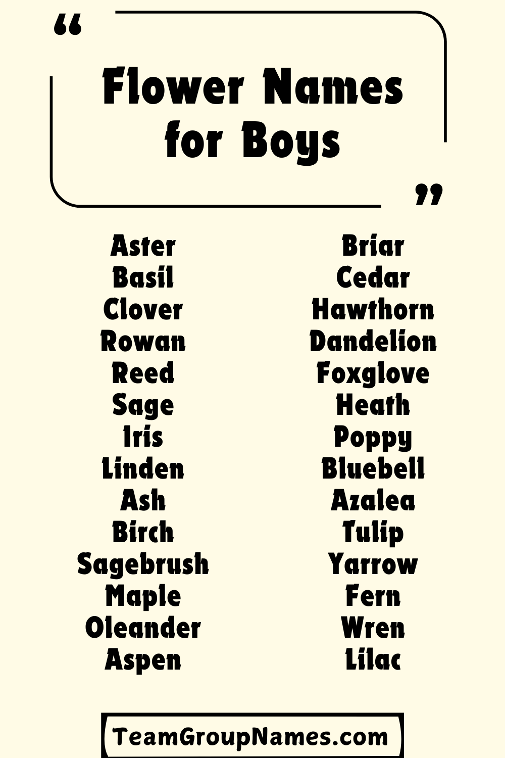 380+ Flower Names for Boys for Your Little One (With Meanings!)
