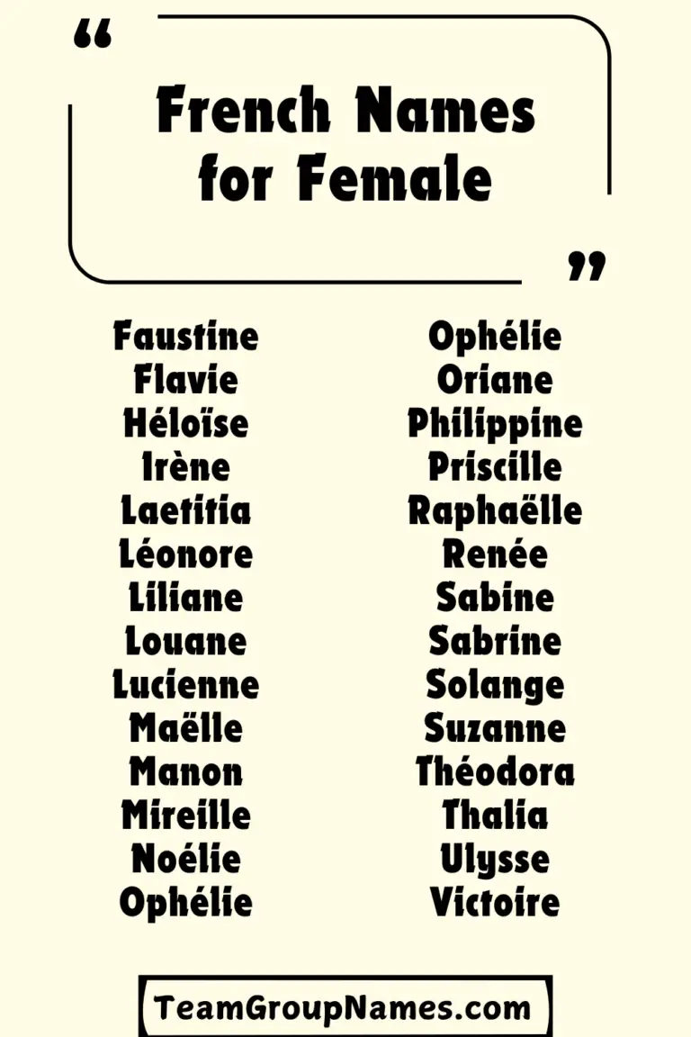 360+ French Girl Names - Picking the Perfect One (With Meanings!)