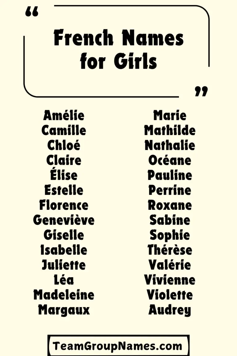 360+ French Girl Names - Picking the Perfect One (With Meanings!)