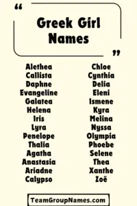 380+ Greek Girl Names from Ancient to Modern (With Meanings!)