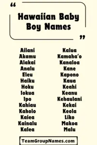 350+ Hawaiian Boy Names (Powerful, Unique & Beautiful Choices)