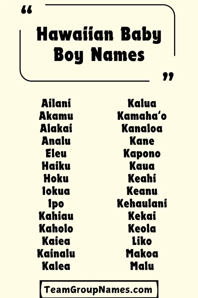 350+ Hawaiian Boy Names (Powerful, Unique & Beautiful Choices)