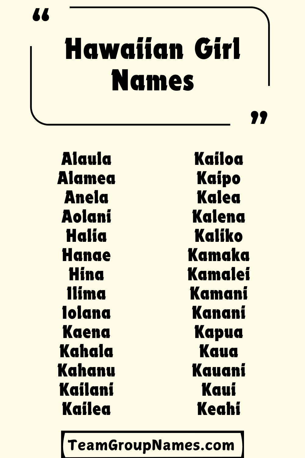 360+ Hawaiian Girl Names for Your Little Princess (With Meanings)