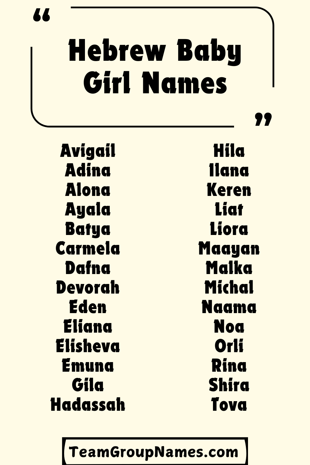 400+ Hebrew Girl Names (With Meanings!) for Your Little One