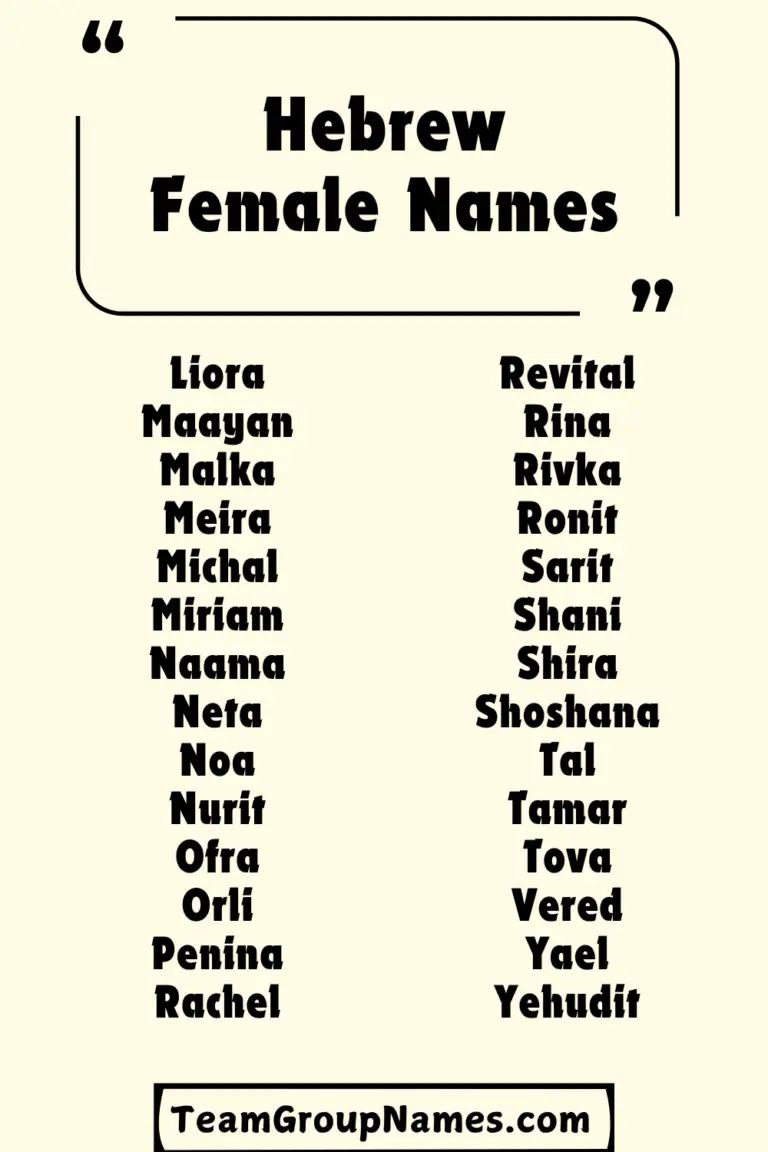 400+ Hebrew Girl Names (With Meanings!) for Your Little One
