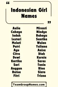 400+ Indonesian Girl Names That Tell Amazing Stories (With Meanings!)