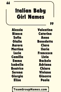 380+ Italian Girl Names With Meanings (And The Stories Behind Them!)