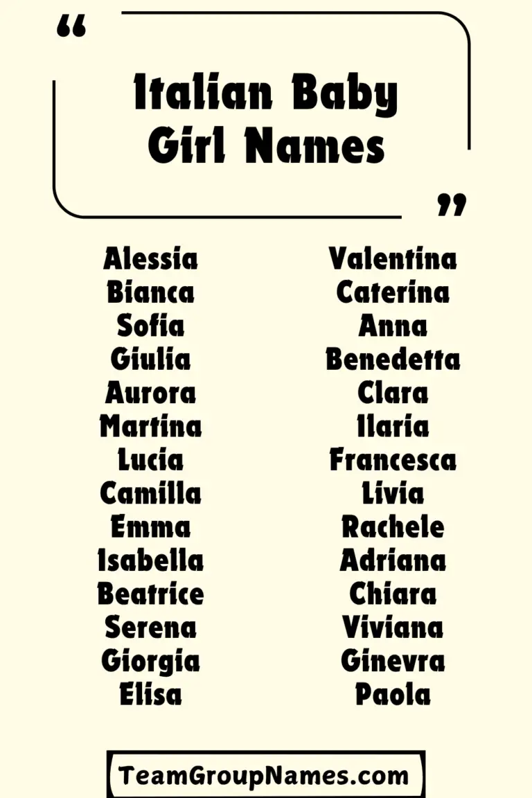 380+ Italian Girl Names With Meanings (And The Stories Behind Them!)