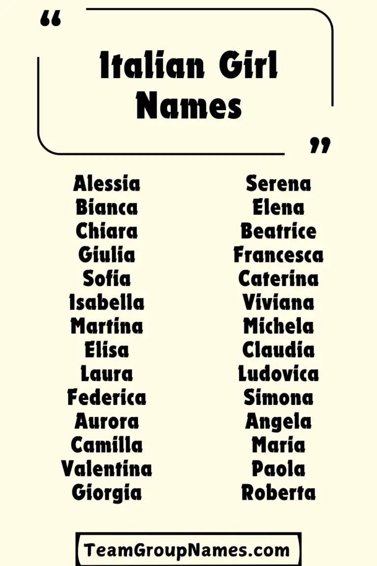 380+ Italian Girl Names With Meanings (And The Stories Behind Them!)
