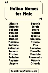380+ Italian Boy Names - Cute, Unique & Classic Options (With Meanings!)