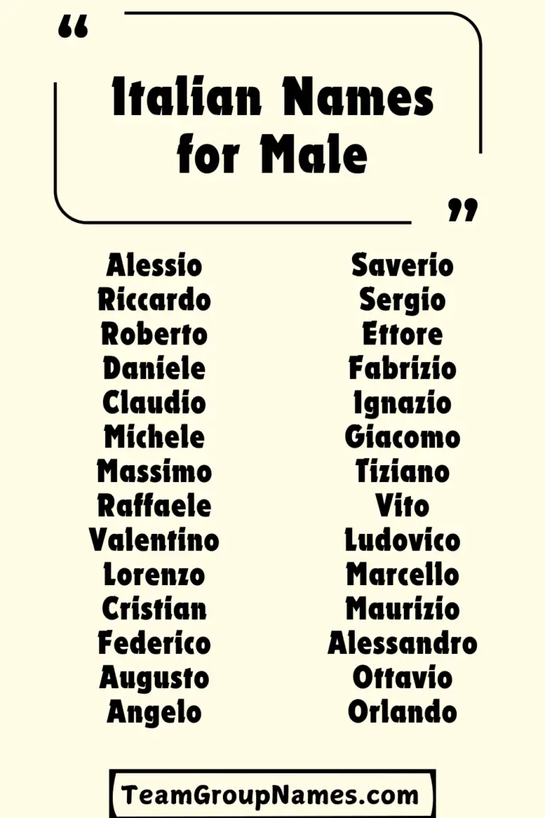 380+ Italian Boy Names - Cute, Unique & Classic Options (With Meanings!)