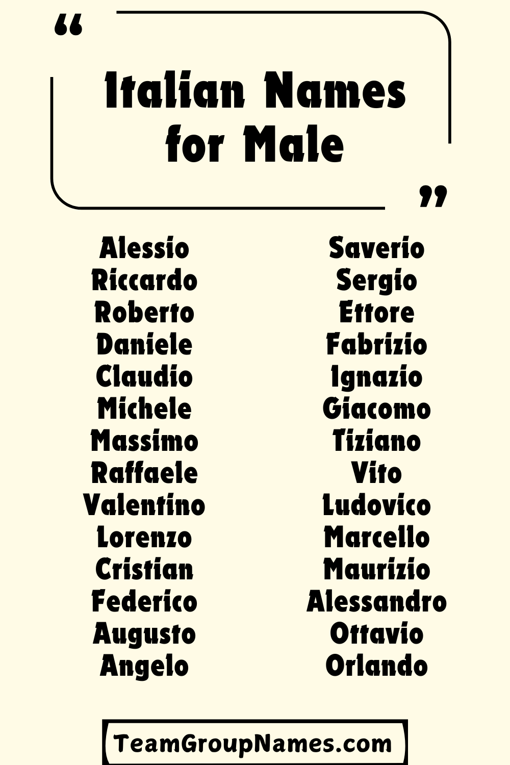 380+ Italian Boy Names - Cute, Unique & Classic Options (With Meanings!)
