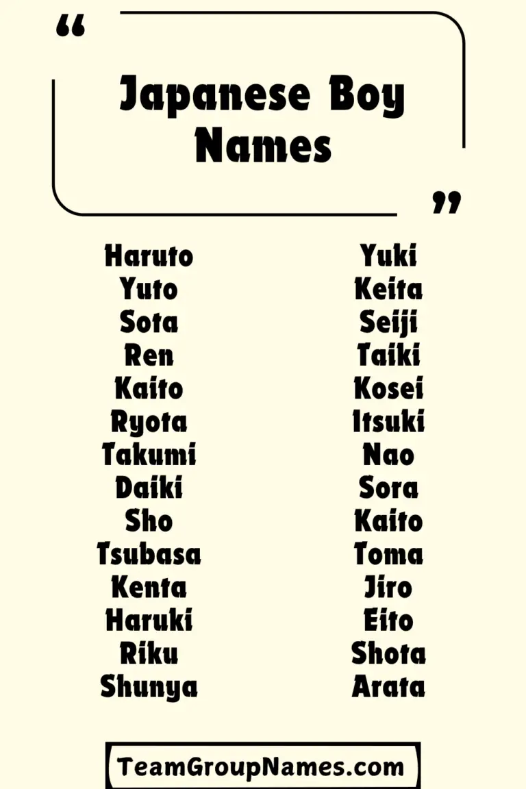 600+ Japanese Boy Names (Plus What They Actually Mean!)