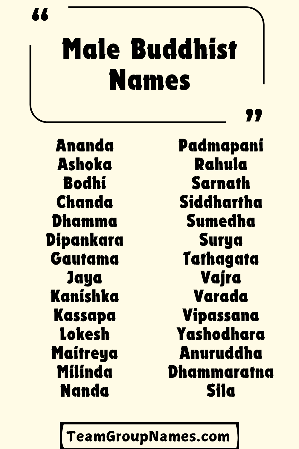 360+ Buddhist Boy Names with Meanings & Origins