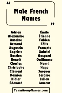 400+ French Boy Names with Meanings & Origins