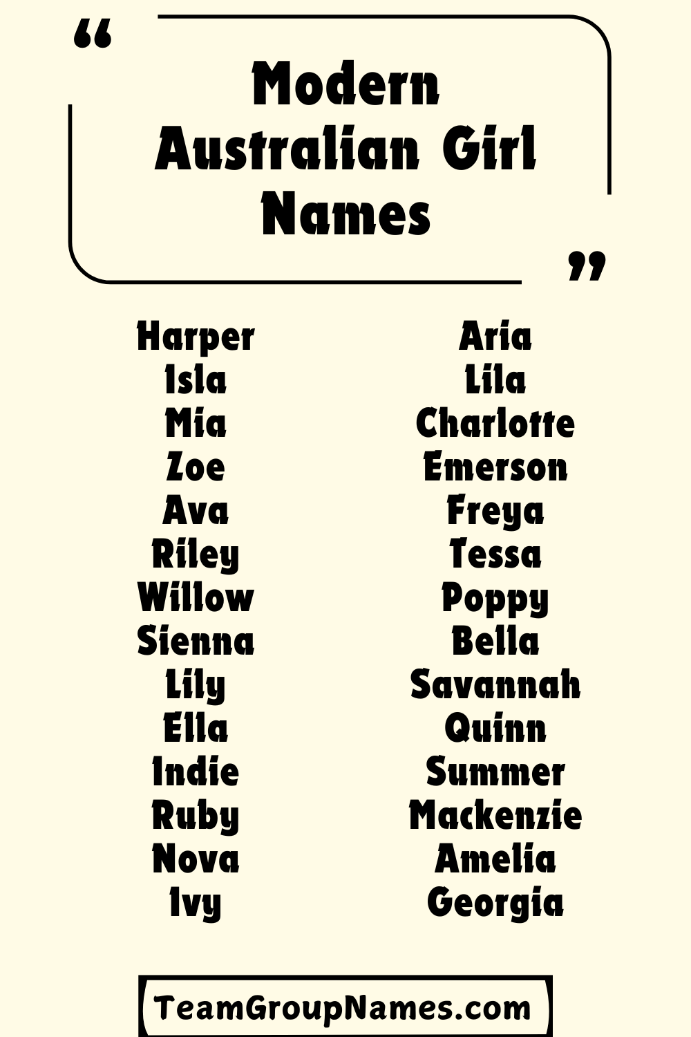 450+ Australian Girl Names and Their Beautiful Meanings