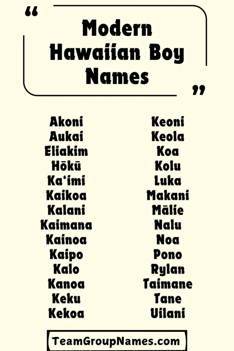 350+ Hawaiian Boy Names (Powerful, Unique & Beautiful Choices)