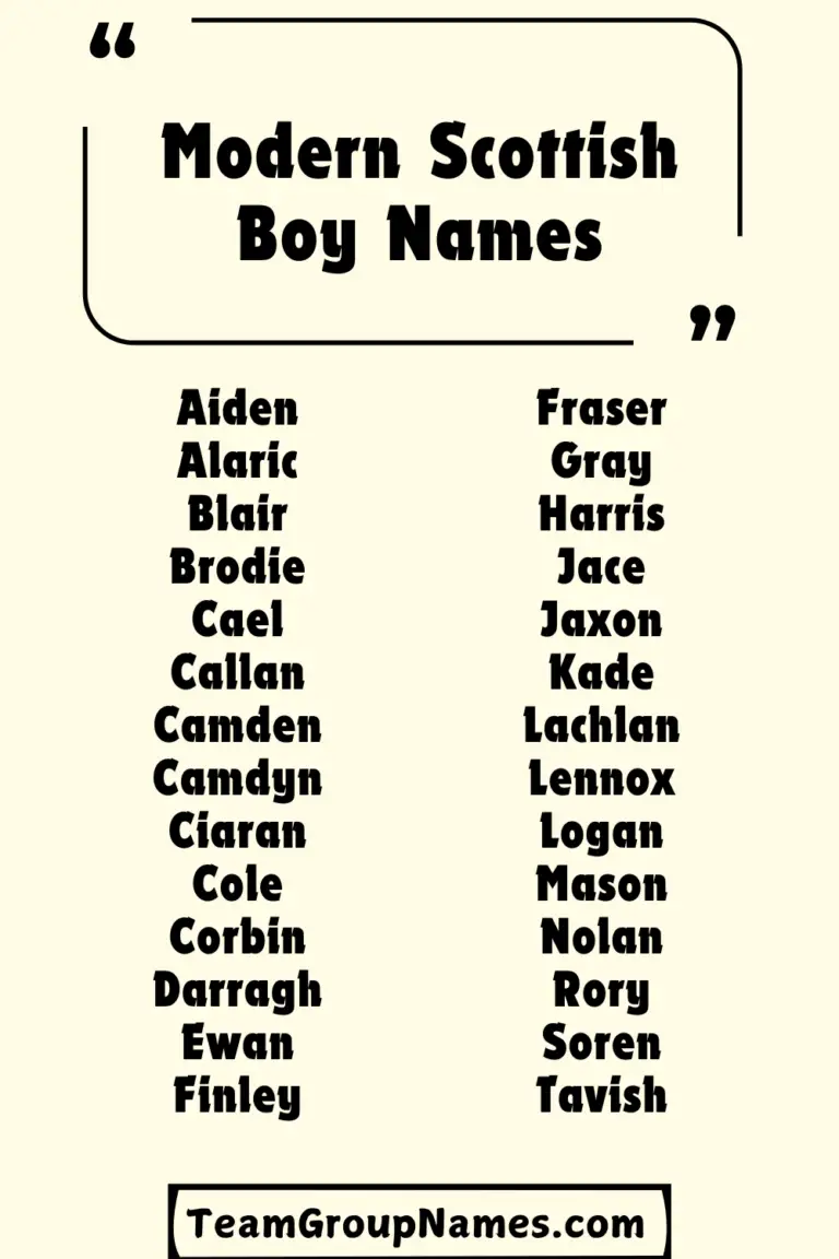 380+ Scottish Boy Names and Their Hidden Meanings