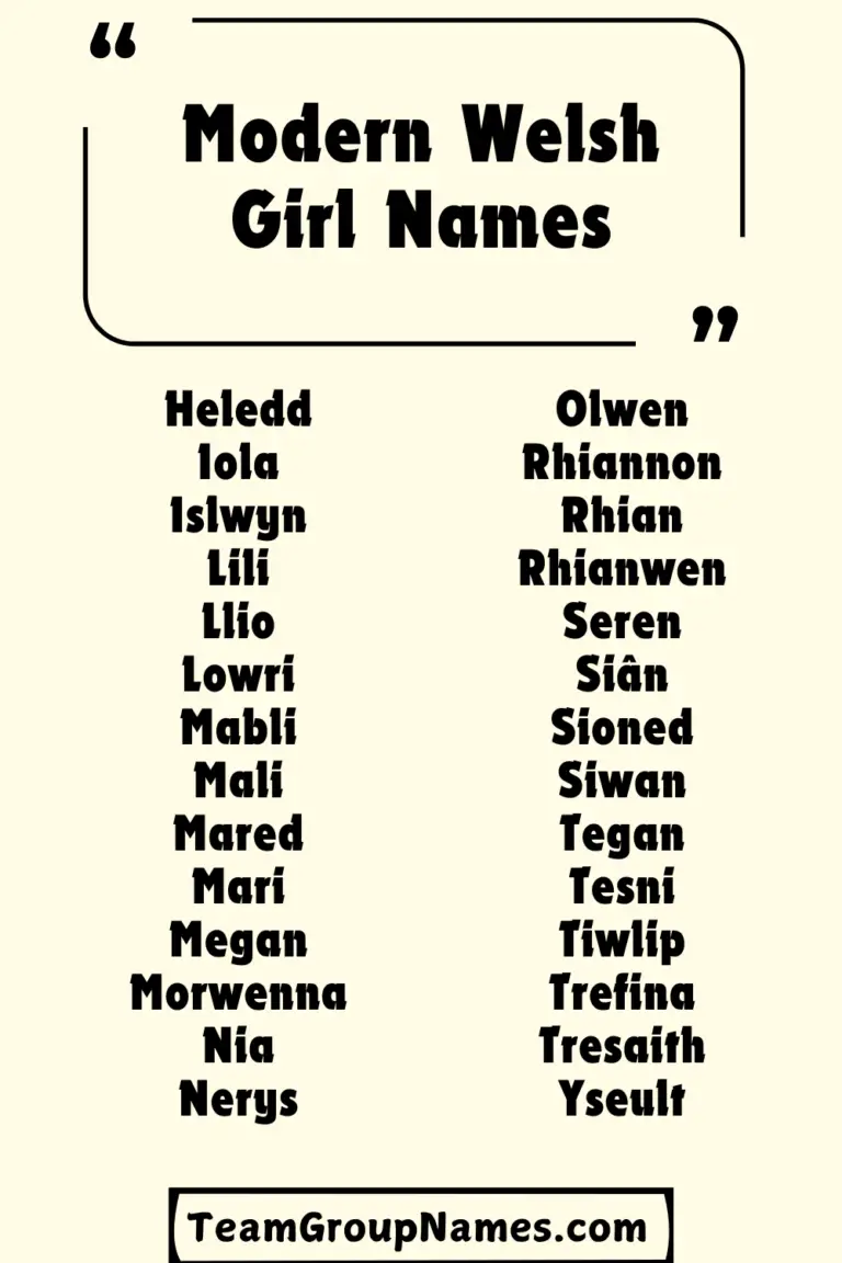 400+ Welsh Girl Names (Plus Their Meanings!)